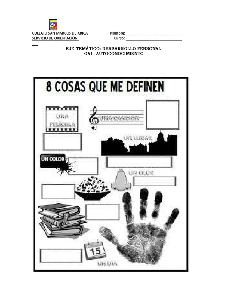Actividad de Autoconocimiento 2 | PDF