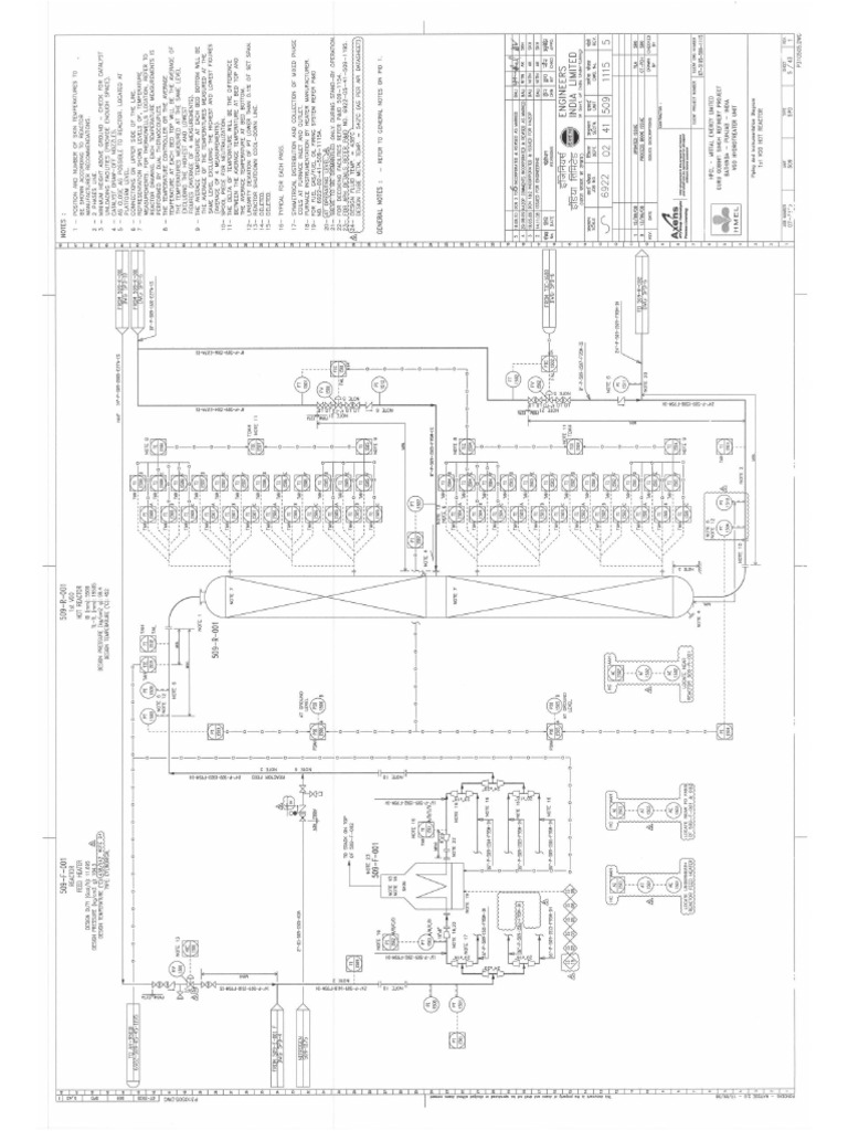 Process P&ID - VGO-HDT Heater - Reactor