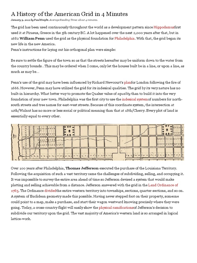 The Great American Grid | PDF | Zoning | Philadelphia