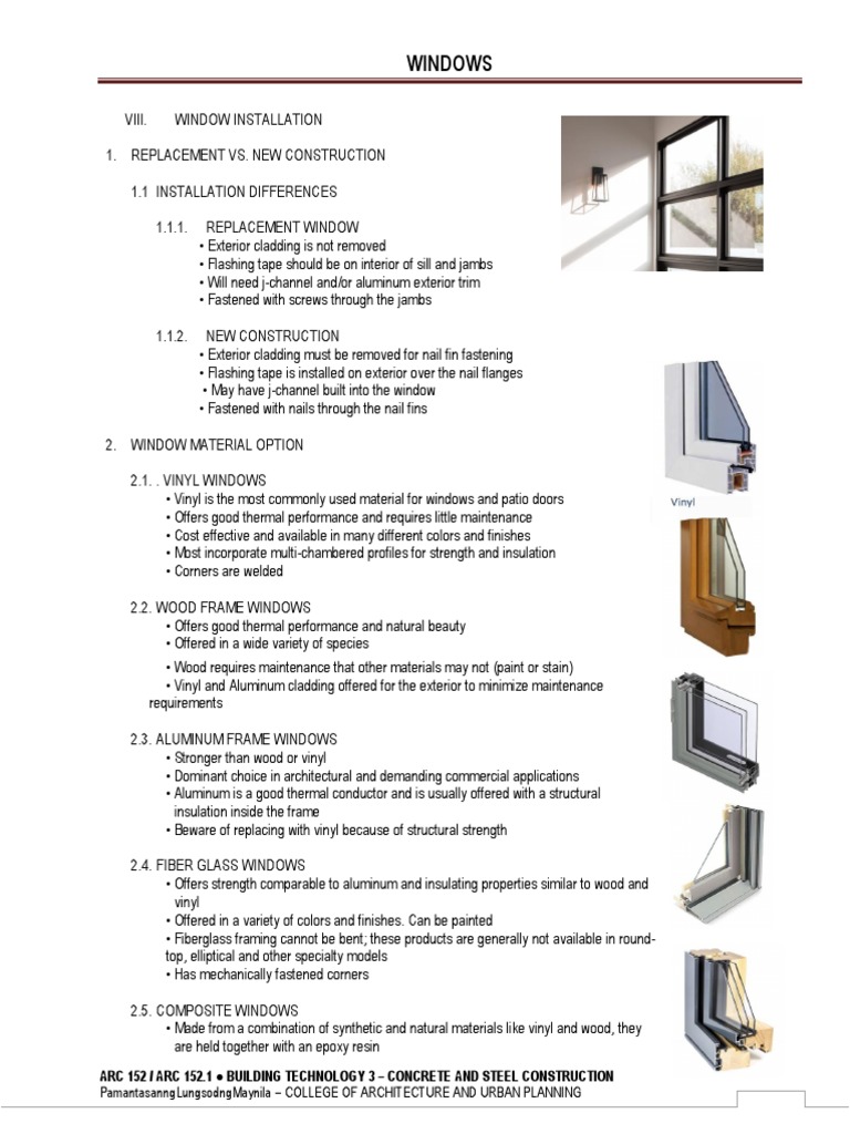 Window Installation: A Comprehensive Guide to Replacement, New ...
