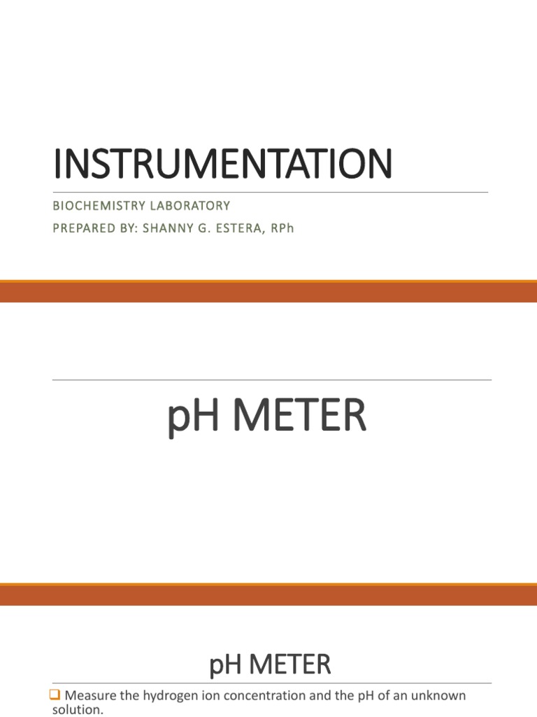 Accurate Measurement of pH and Acidity: An Overview of pH Meters and ...