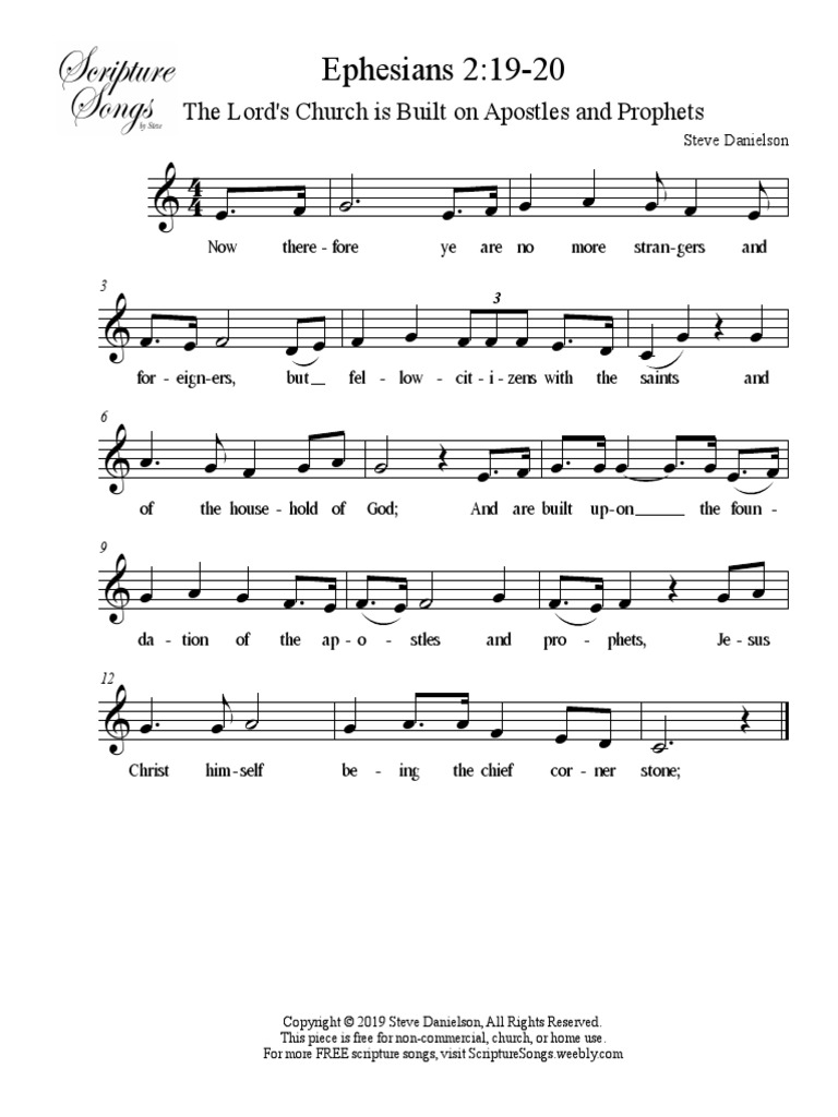 Ephesians 2 19-20 | PDF