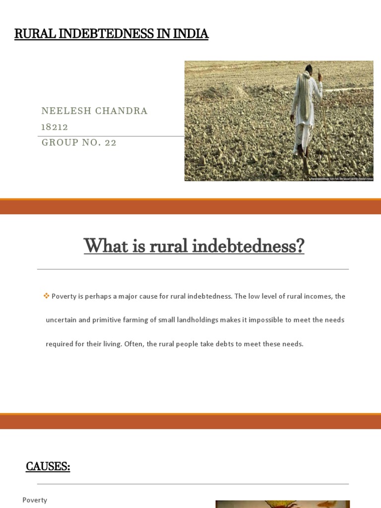 Rura Indebtedness in India | PDF