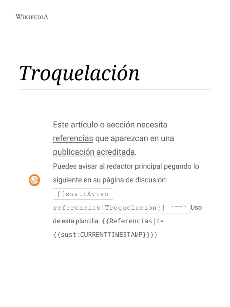 Troquelación | PDF | Procesos industriales | Metalurgia