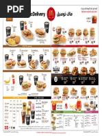 Mcdelivery Menu 971 | PDF | Meal | Doughnut