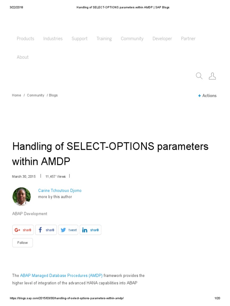 Hana Select | Download Free PDF | Parameter (Computer Programming) | Sql