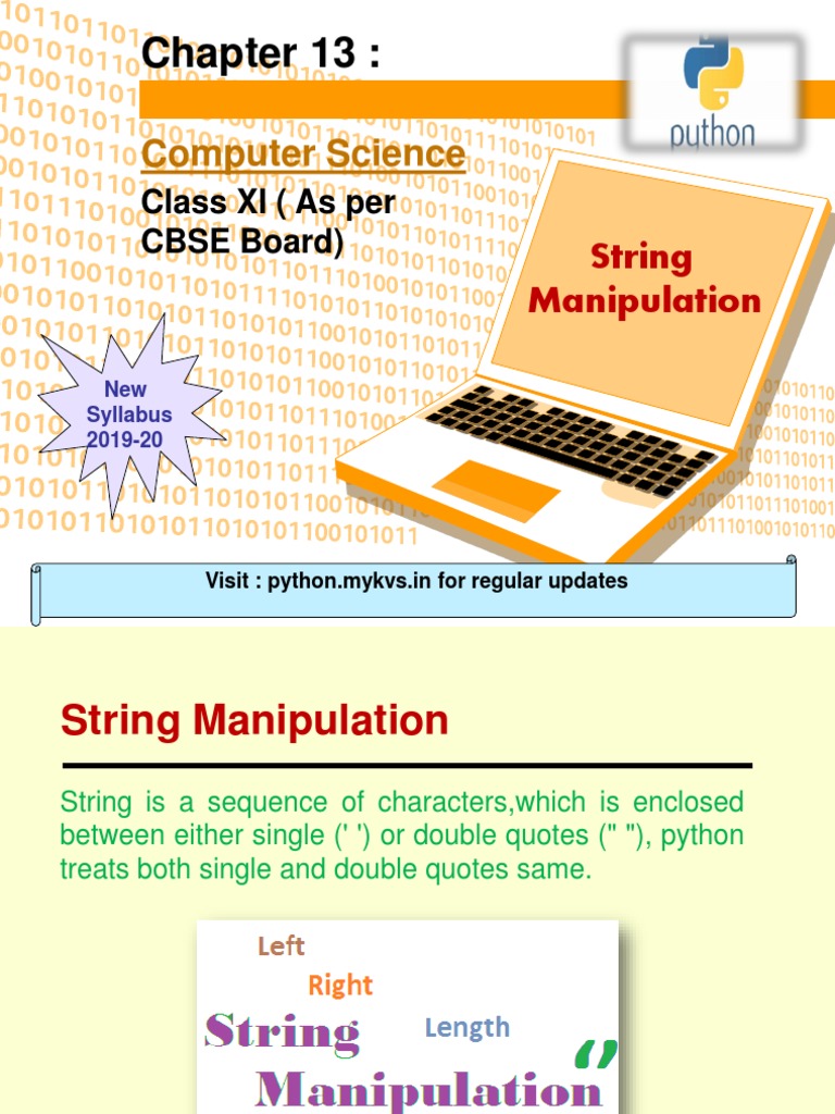 String Manipulation | Download Free PDF | String (Computer Science) | Letter Case