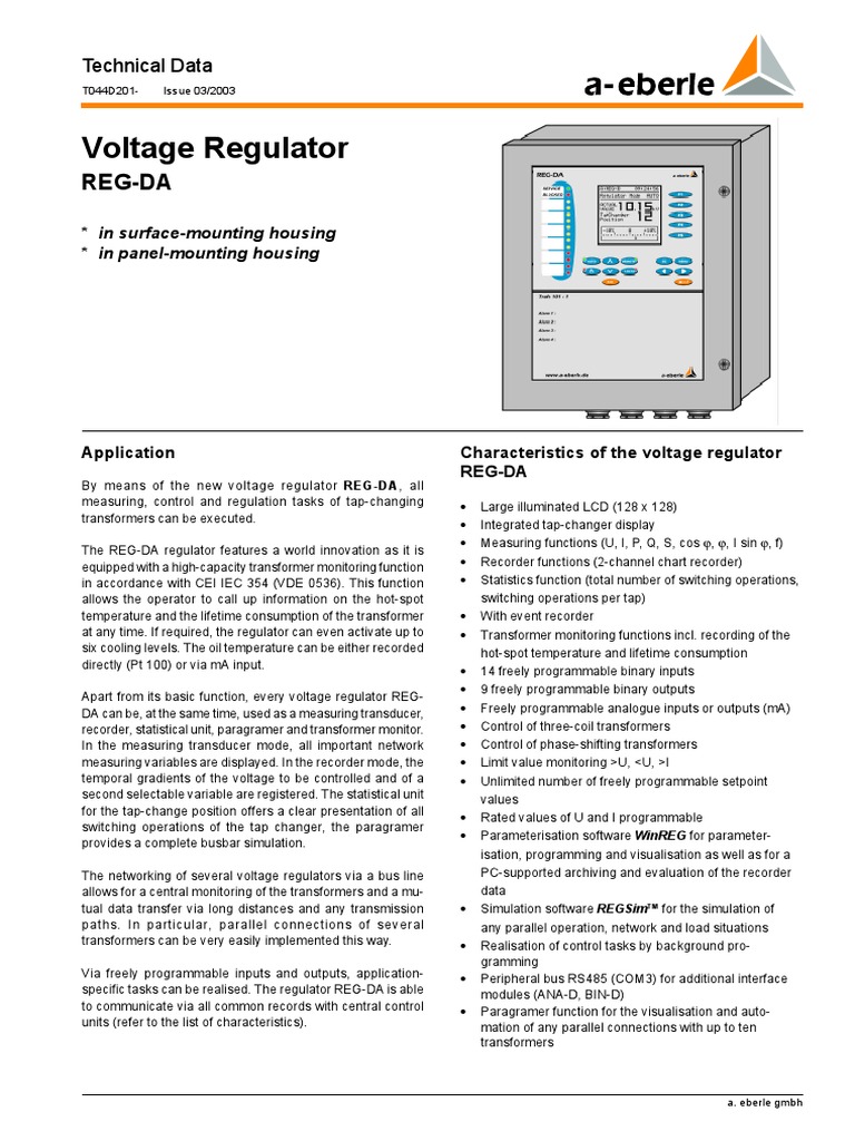 +reg DA Relay PDF | PDF | Transformer | Mains Electricity