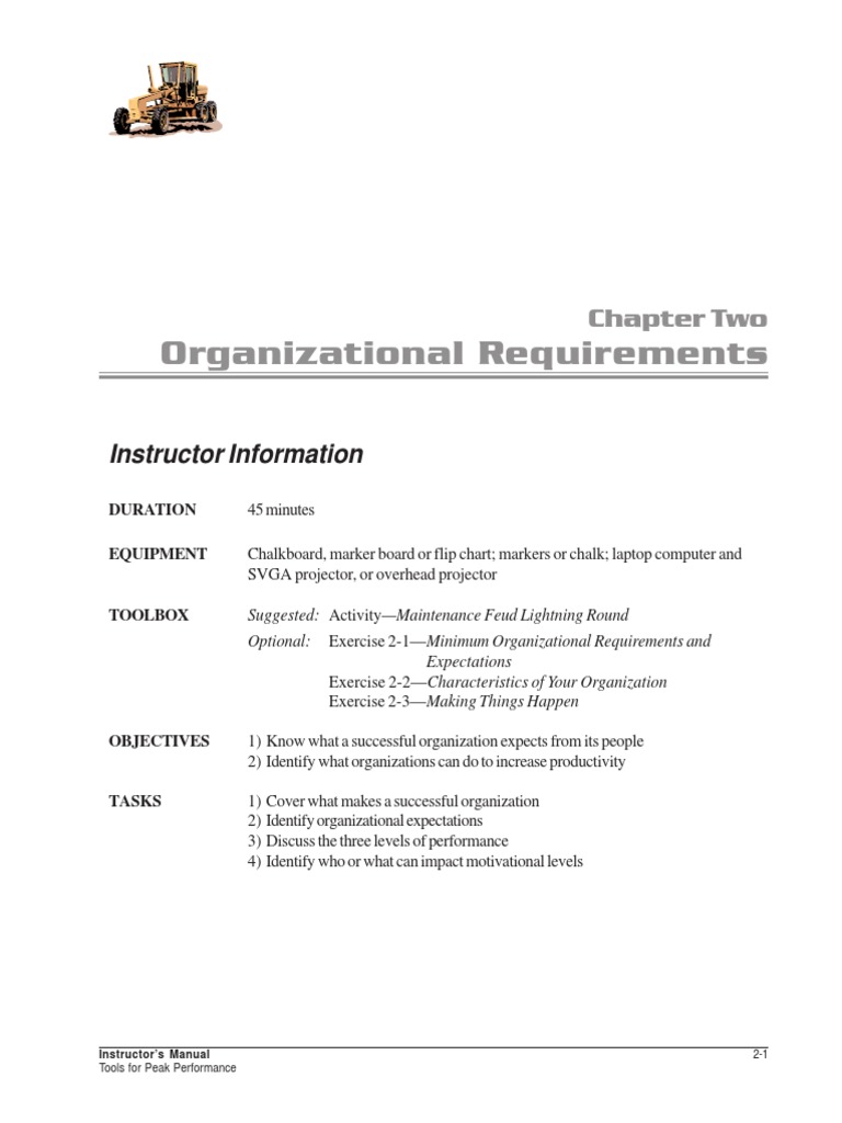Organizational Requirements: Instructor Information | PDF | Employment ...
