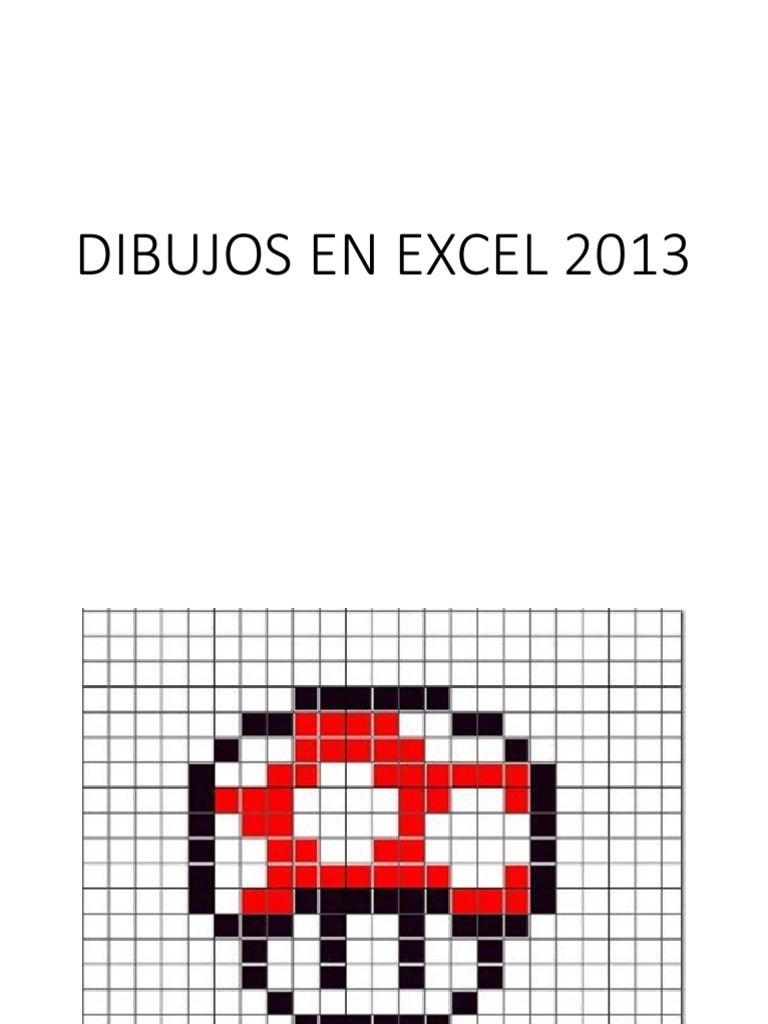 Dibujos en Excel Sec