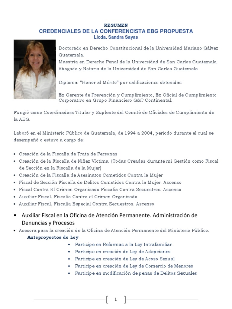CV Sandra Zayas Final | PDF