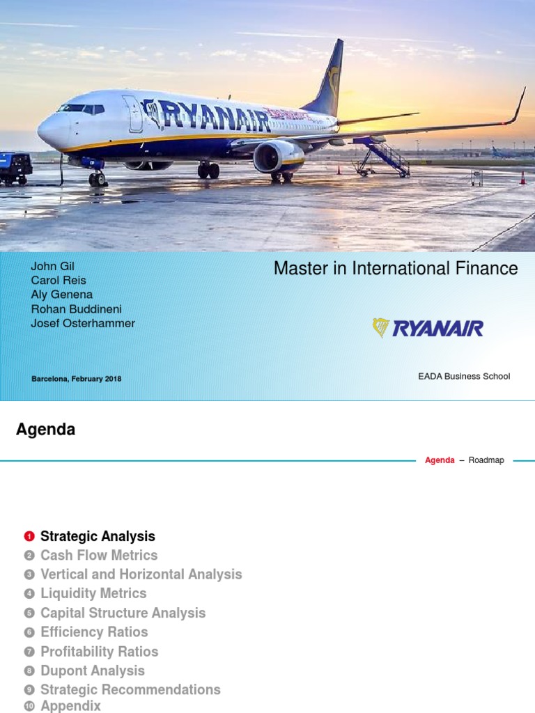 Ryanair Company Analysis | PDF | Revenue | Investing