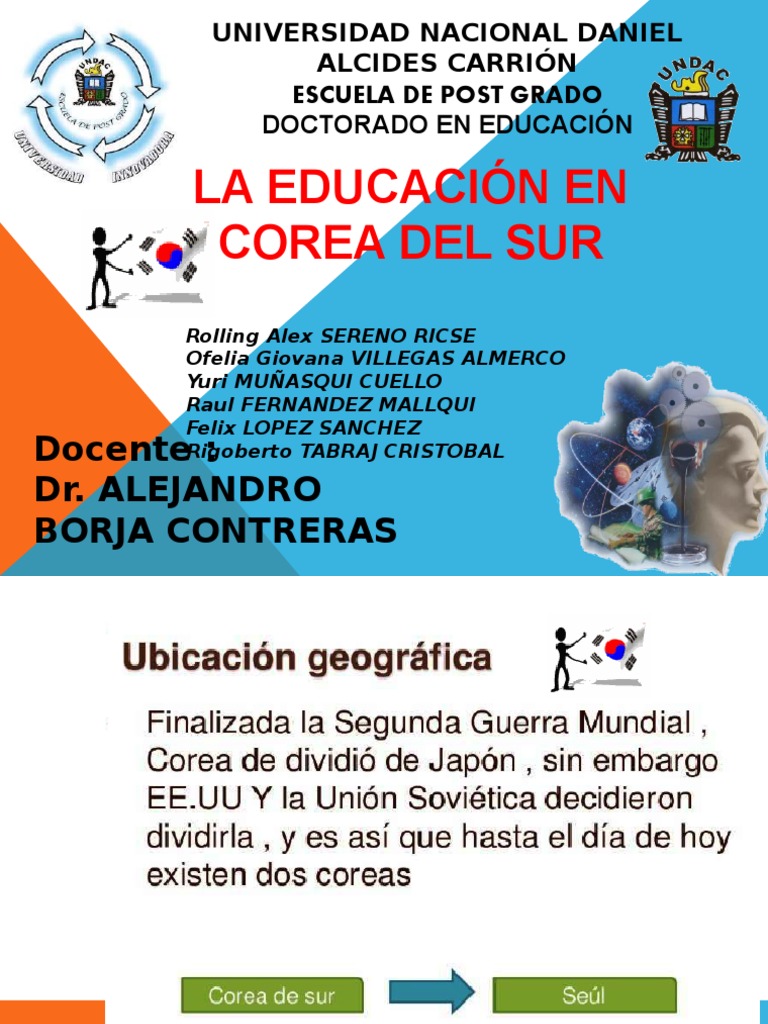 La Educacion en Corea Del Sur | PDF