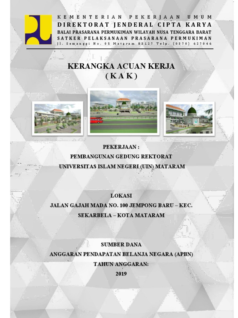 Kerangka Acuan Kerja Uin | PDF