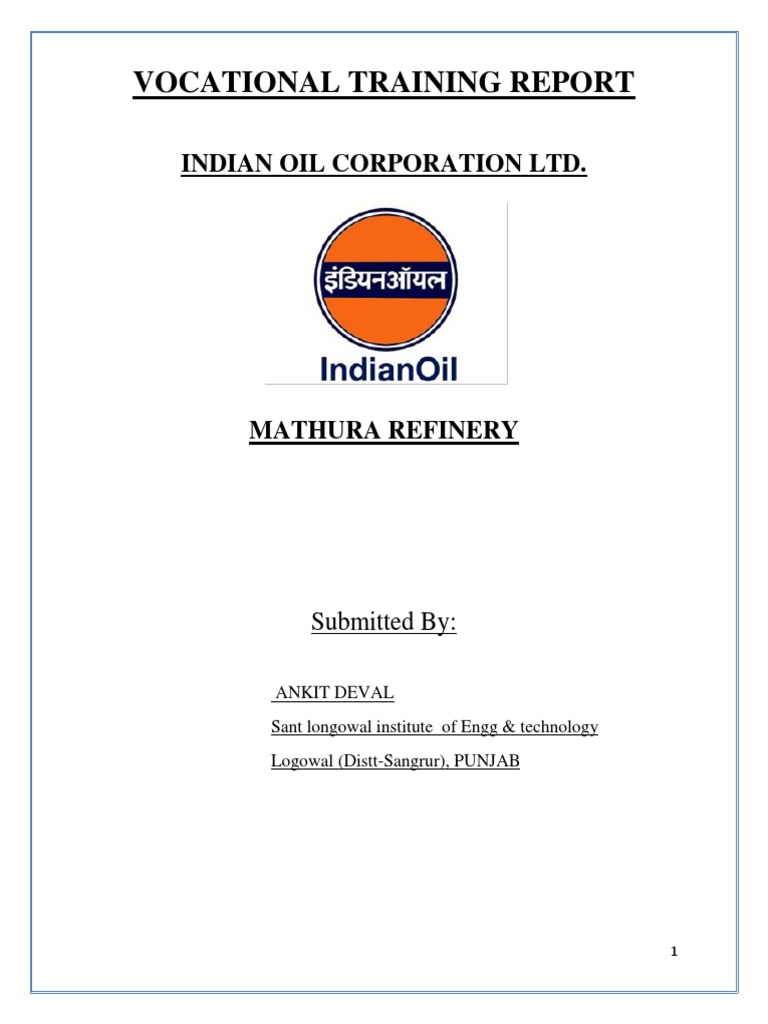 Iocl 1 | PDF | Cracking (Chemistry) | Oil Refinery