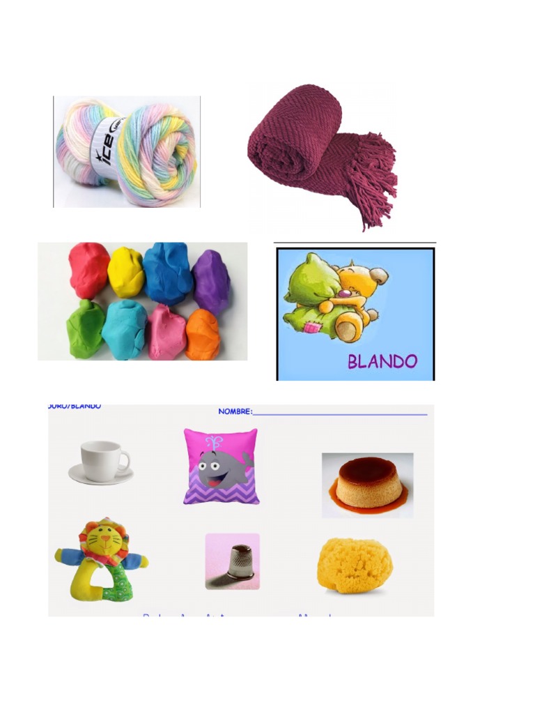 Recortes Objetos Blandos y Suaves | PDF