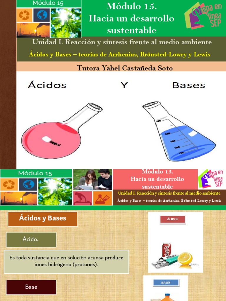 Teorías de Ácidos y Bases: Arrhenius y Brönsted-Lowry | PDF | Ácido ...