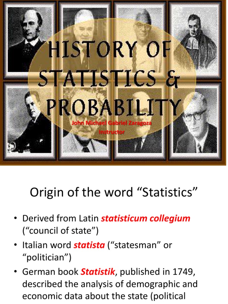 Brief History of Statistics | PDF | Statistical Hypothesis Testing ...