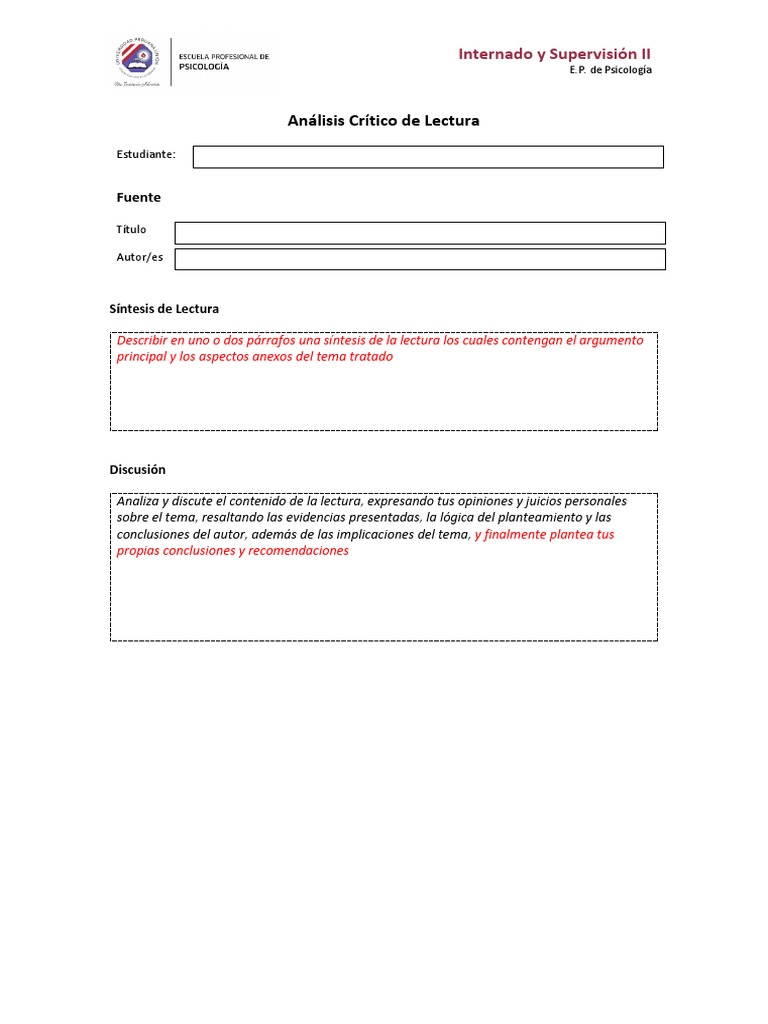 Analisis de Critico de Lectura Formato | PDF | Epistemología | Cognición