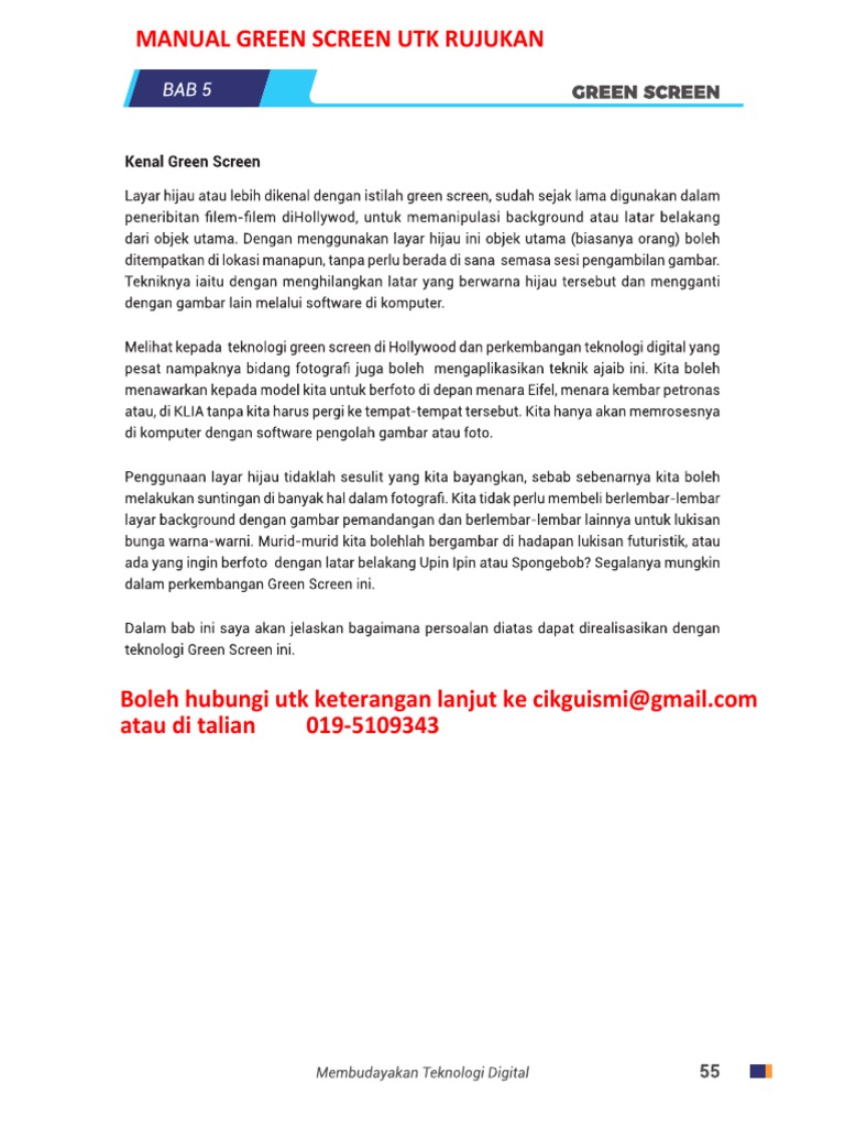 Green Screen PDF | PDF