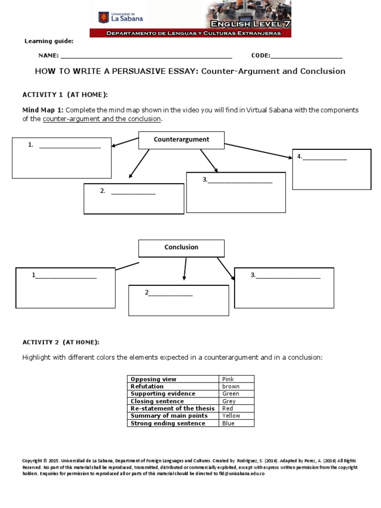 Persuasive Essay-Writing Workshop 2 | PDF | Freedom Of Speech | Social ...