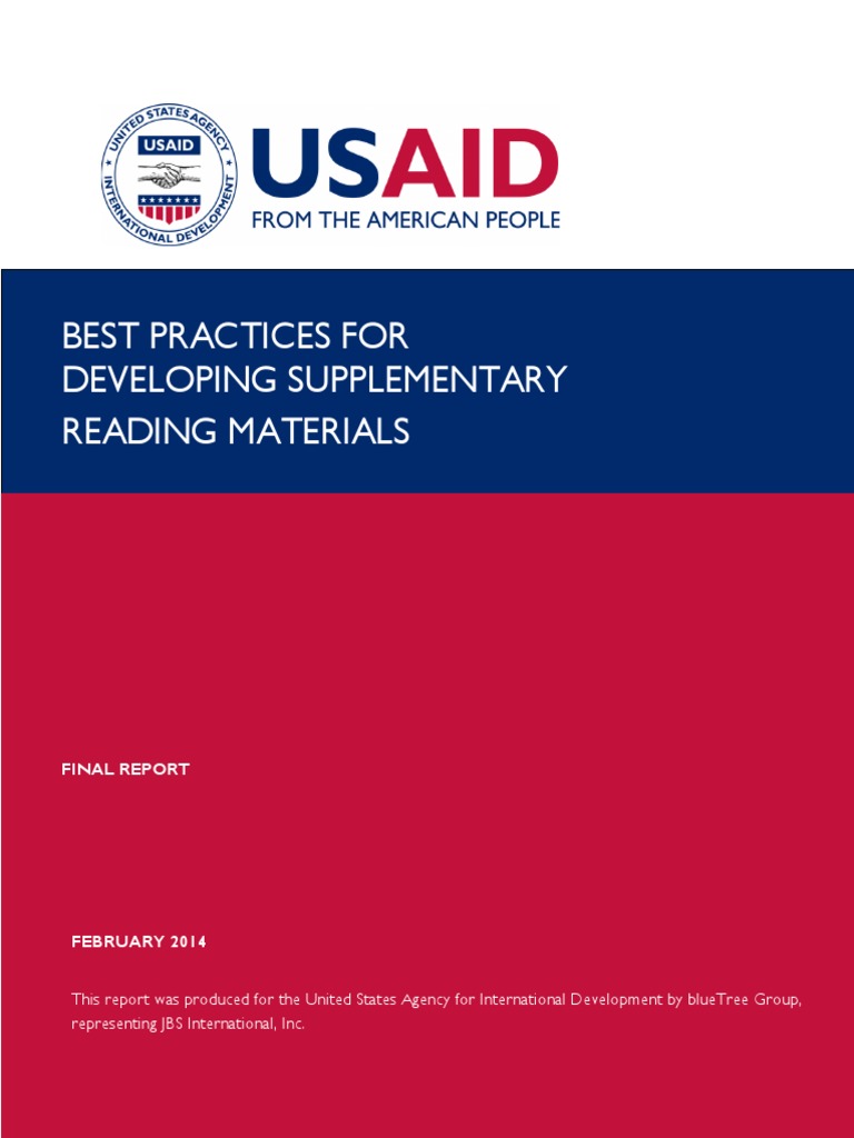 Best Practices For Developing Supplementary Reading Materials | PDF ...