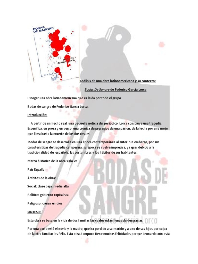 Bodas de Sangre | PDF | Federico García Lorca | Mujer