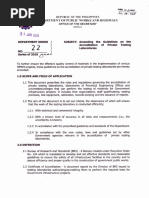 BRS Application for DPWH Accreditation | PDF | Calibration | Laboratories