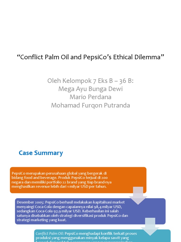 PepsiCo Sustainability Issue | PDF