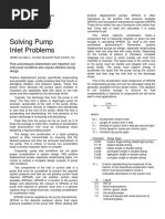 Net Positive Suction Head Vs NPIP | PDF | Pump | Pressure