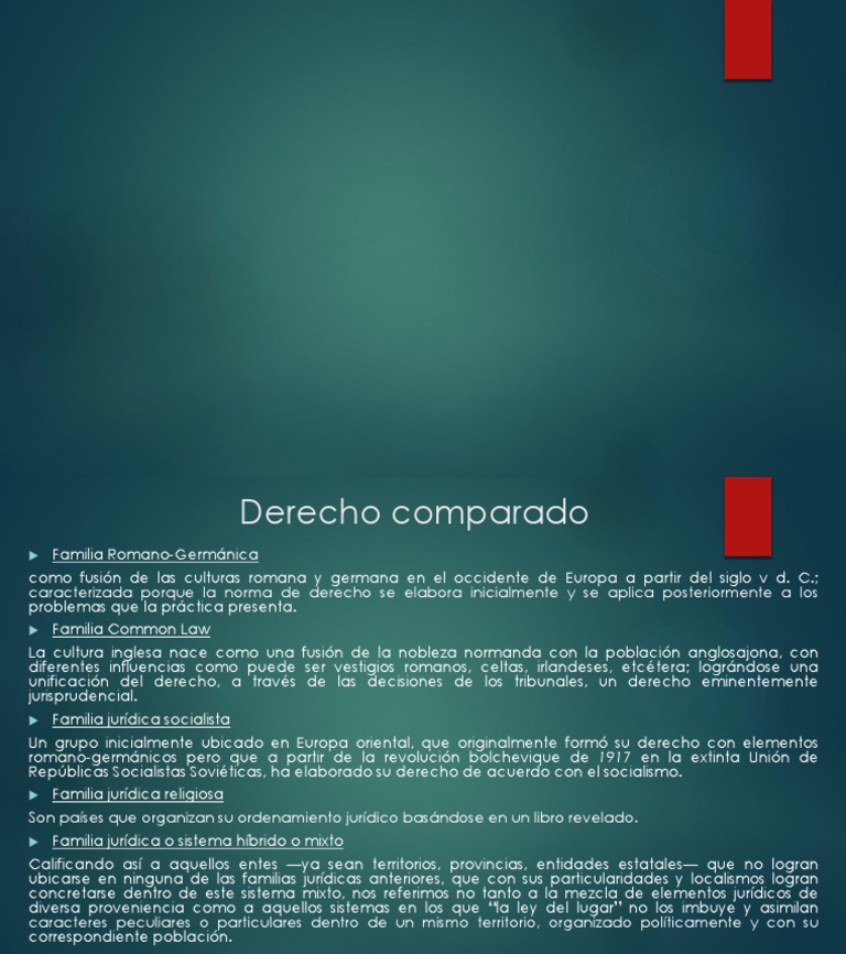 Derecho Comparado | PDF