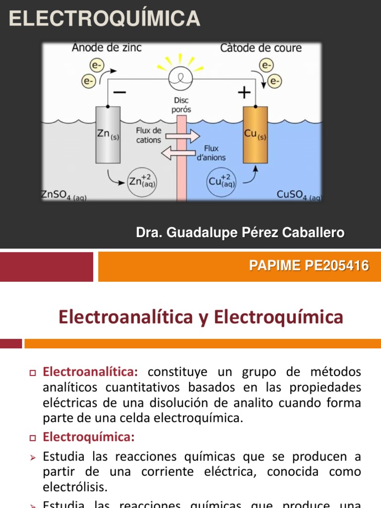 Electro Qu Mica | PDF | Electroquímica | Redox