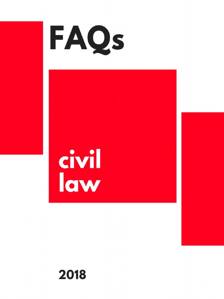 Civil Law Frequently Asked Questions in The BAR | PDF | Marriage ...