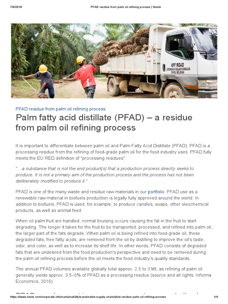 Nestle - PFAD | PDF | Palm Oil | Renewable Resources