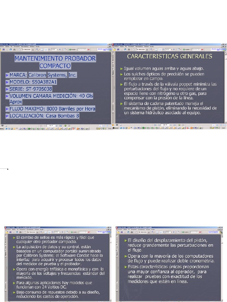 Caracteristicas Del Medidor de Flujo CALIBRON | PDF