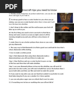 Minecraft Superflat Checklist | PDF | Minecraft