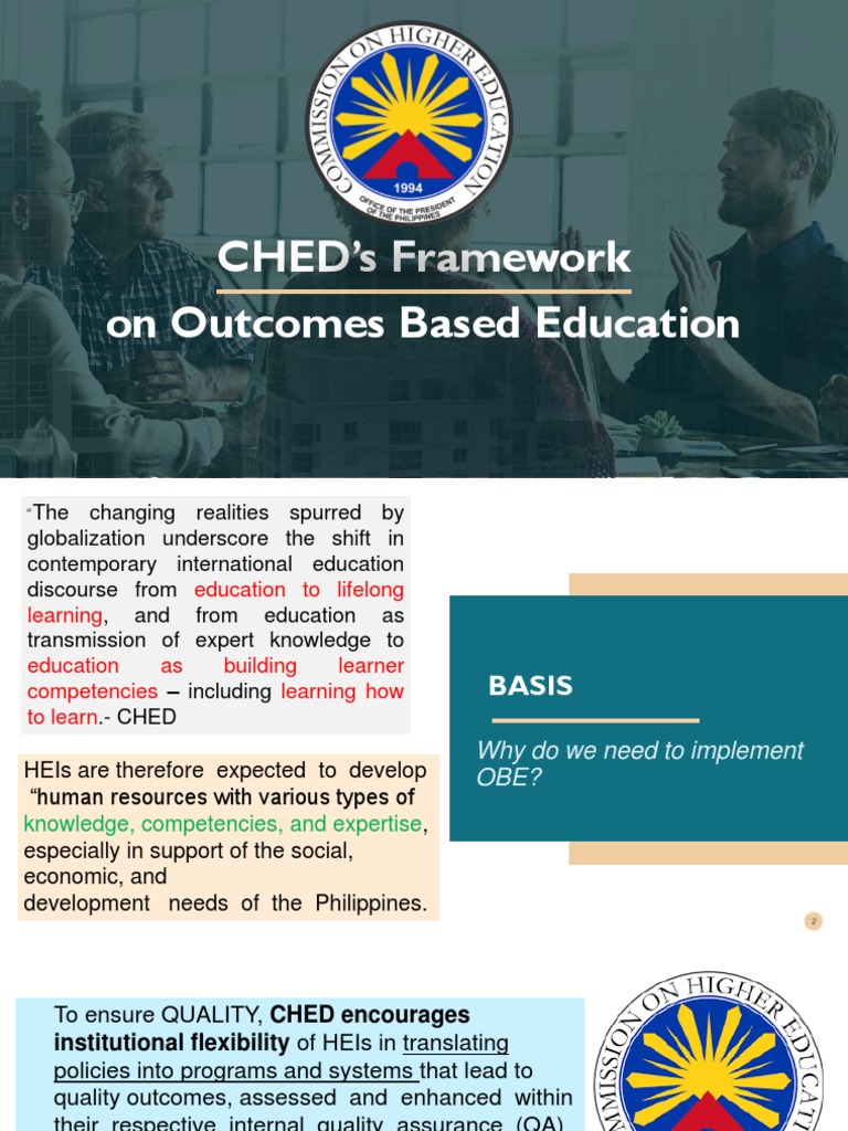 CHED's Framework | PDF | Expert | Learning