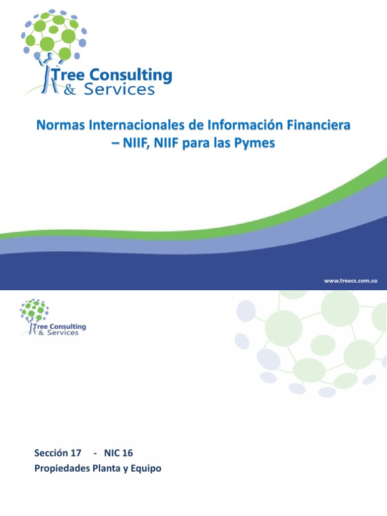 NIIF PARA PYMES -Seccion 17 Propiedades Planta y Equipo | normas internacionales de INFORMACION ...