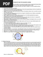 Science Notes For Class 10 Chapter 11 The Human Eye and The Colourful ...