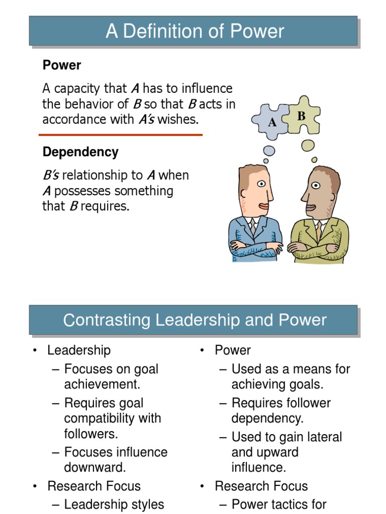 A Definition of Power: A B B A's | PDF | Power (Social And Political ...