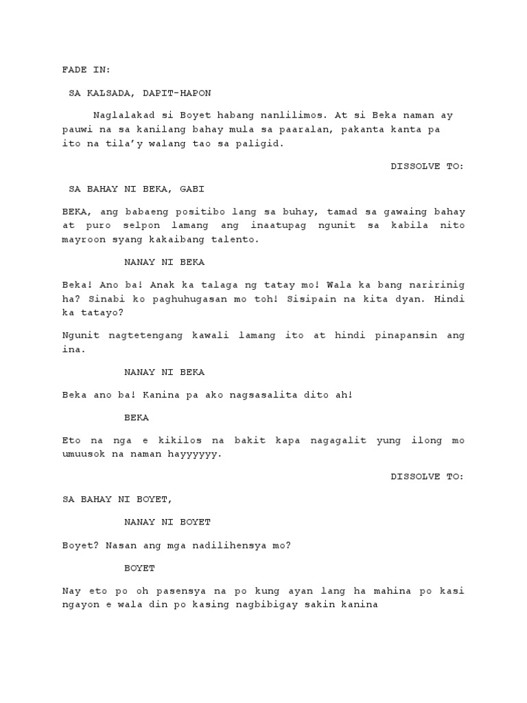 Sinto-Sinta Script | PDF