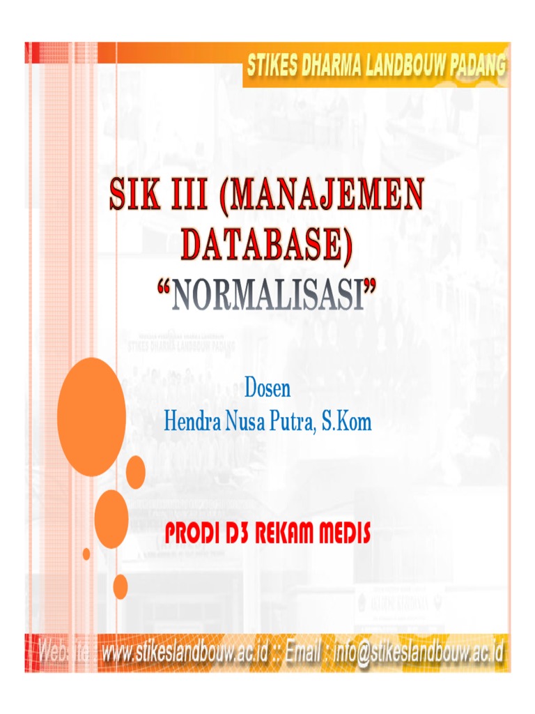 Modul 2 - Normalisasi | PDF