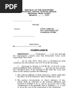 Sample Formal Entry of Appearance - People v. X | PDF