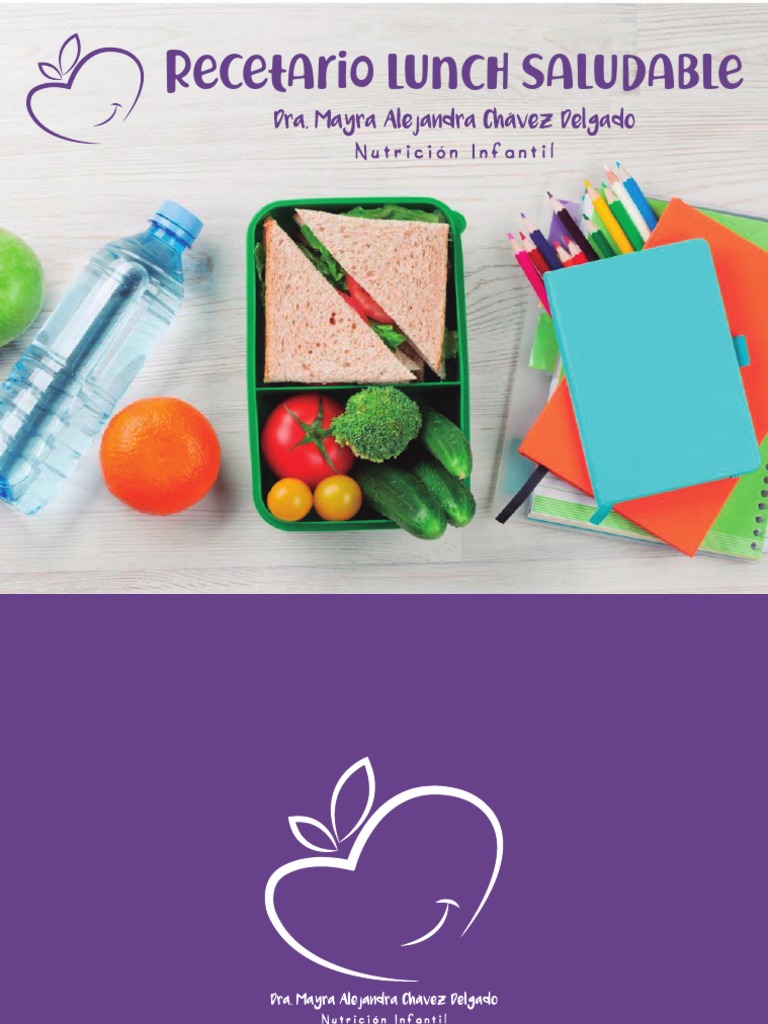 Recetario Lunch's Saludables | PDF | Panes | Alimentos