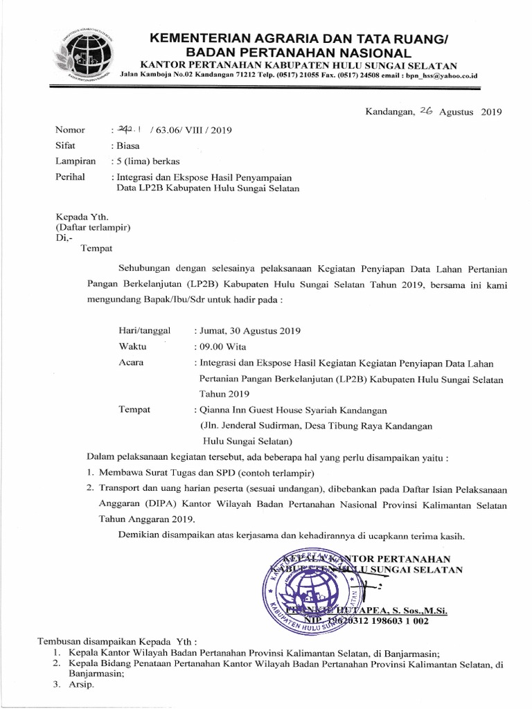 Undangan Ekspose LP2B HSS | PDF