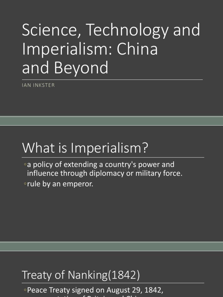 Imperialism in China and Beyond | PDF