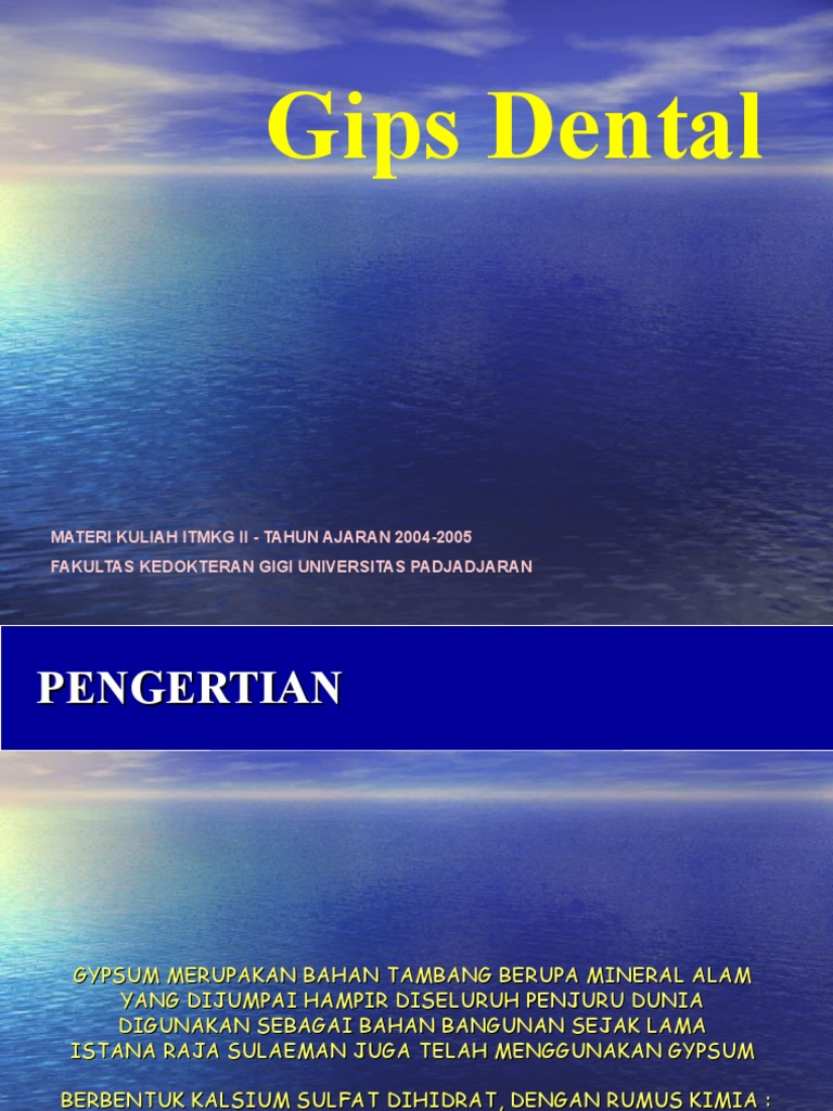Gips Dental | PDF
