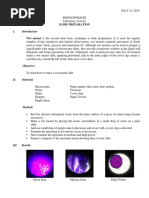 Wet Mount Technique in Microbiology | PDF | Microscope | Bacteria