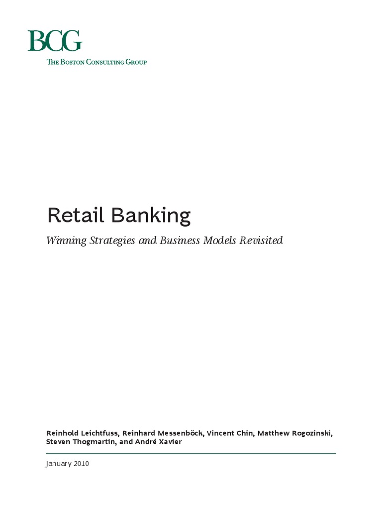 Retail Banking BCG | PDF | Banks | Deleveraging
