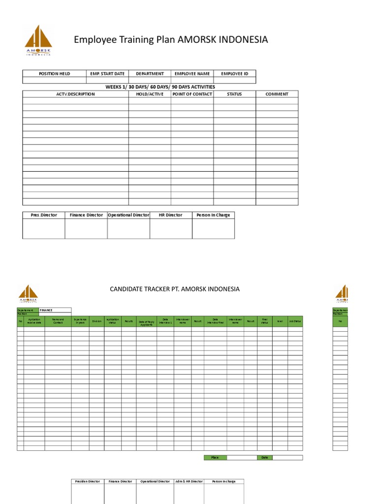 Employee Training Plan | PDF